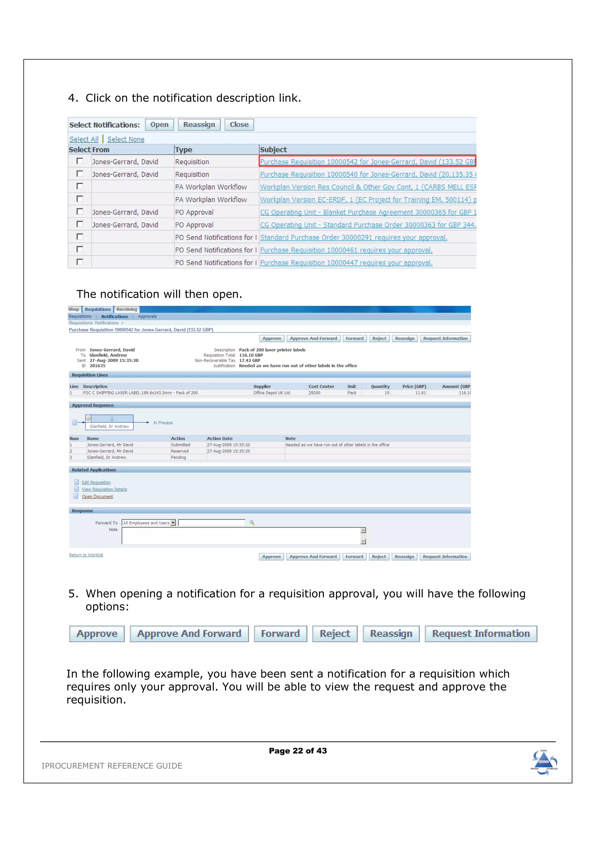 Oracle R12 iProcurement Reference Guide | PDF