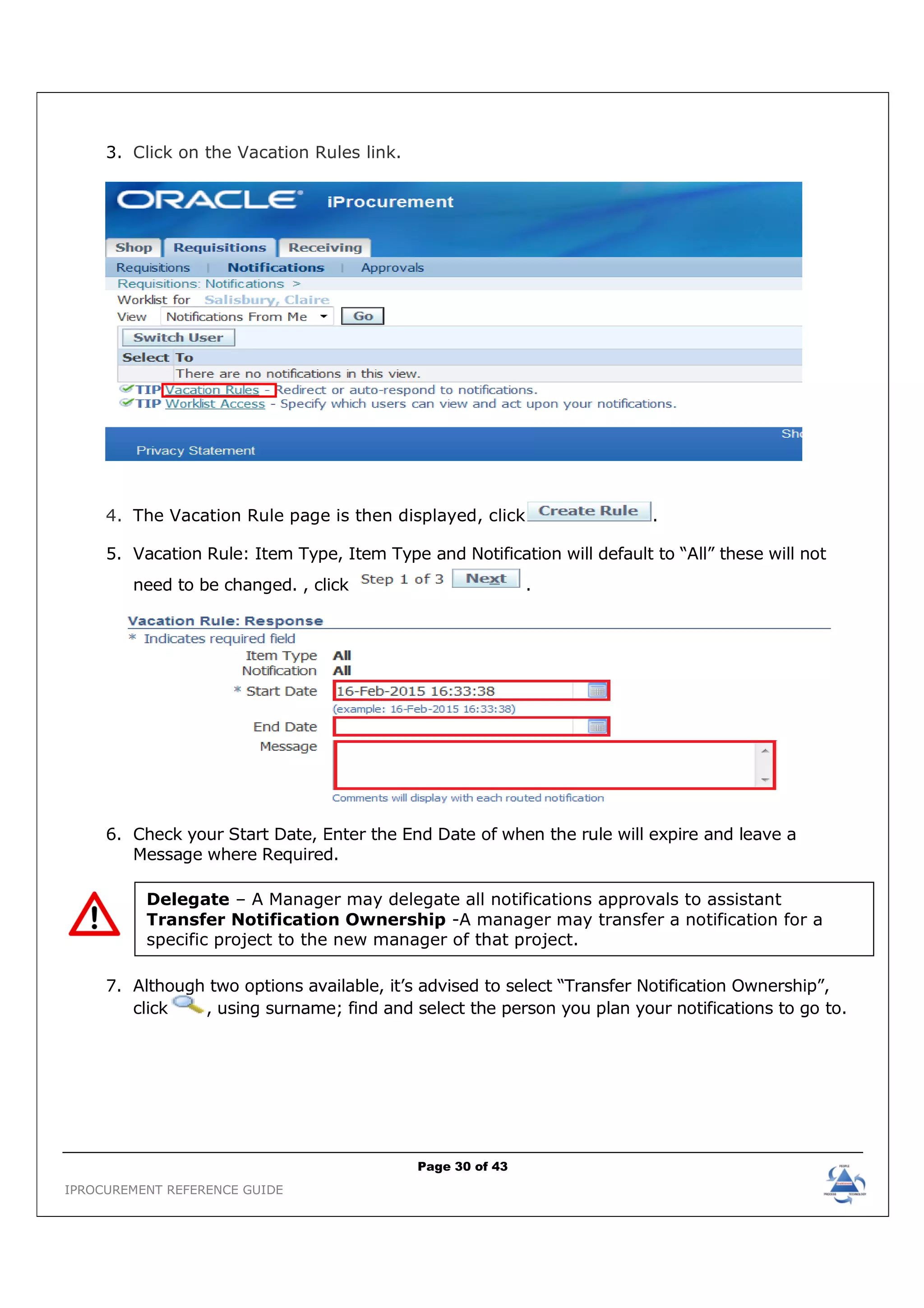 Oracle R12 iProcurement Reference Guide | PDF