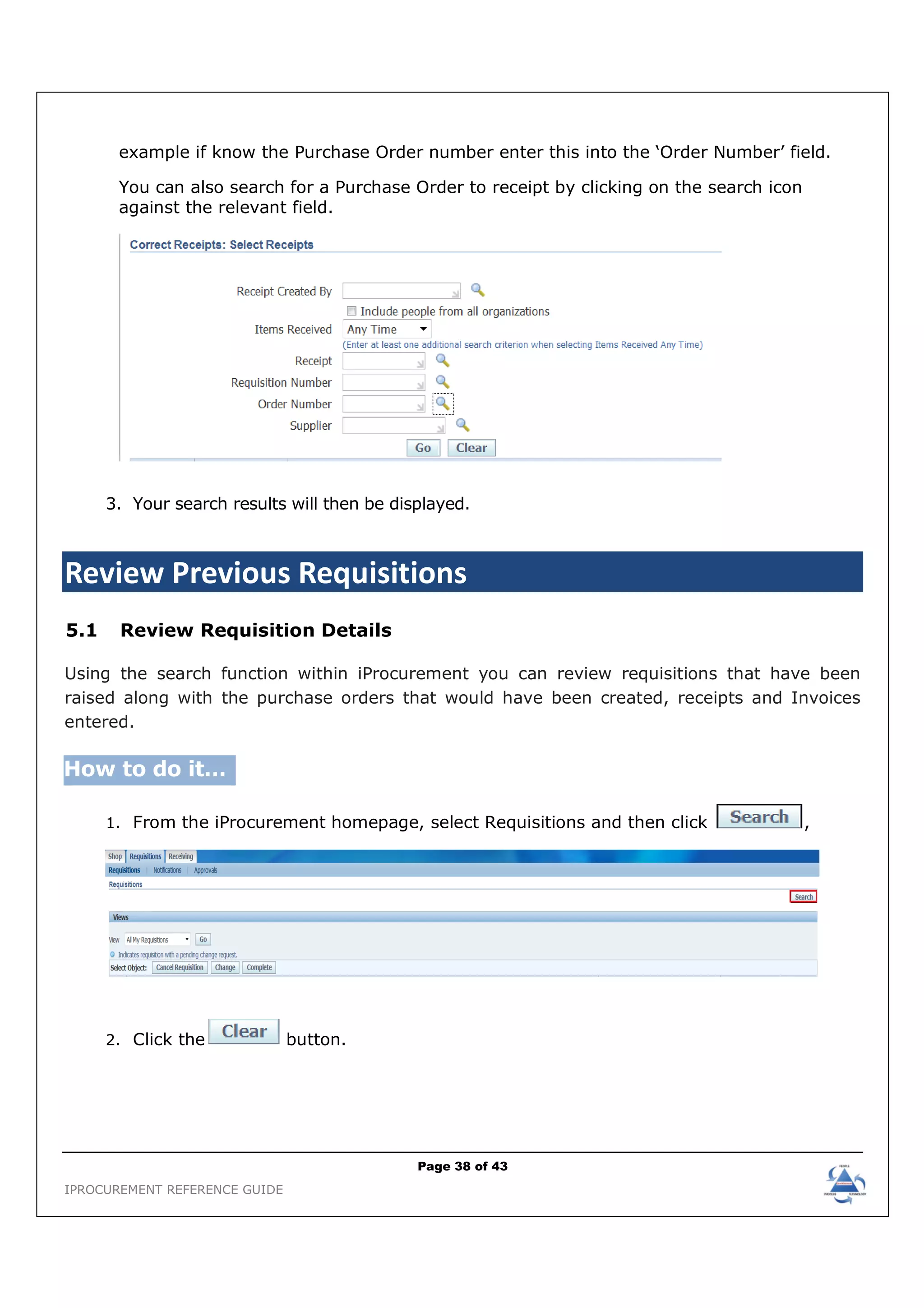 Oracle R12 iProcurement Reference Guide | PDF