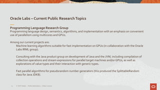 Oracle Labs - research mission & project potfolio | PPT