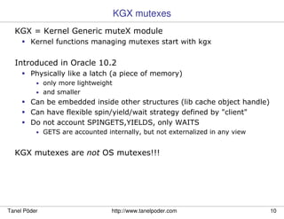 Oracle Latch and Mutex Contention Troubleshooting | PPT