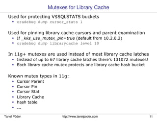 Oracle Latch and Mutex Contention Troubleshooting | PPT