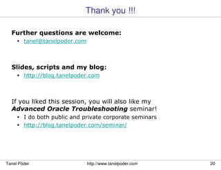 Oracle Latch and Mutex Contention Troubleshooting | PPT