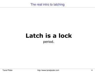 Oracle Latch and Mutex Contention Troubleshooting | PPT