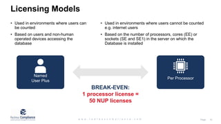 Oracle License Management - Basics | PPTX