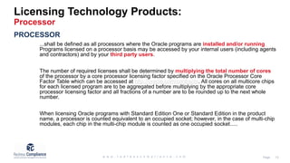 Oracle License Management - Basics | PPTX