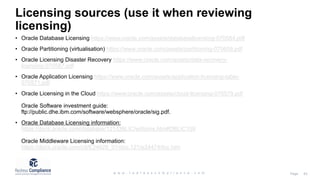 Oracle License Management - Basics | PPTX