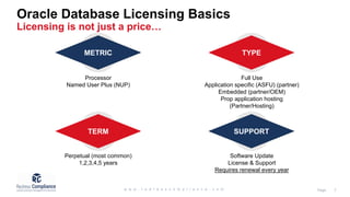 Oracle License Management - Basics | PPTX