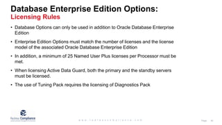 Oracle License Management - Basics | PPT