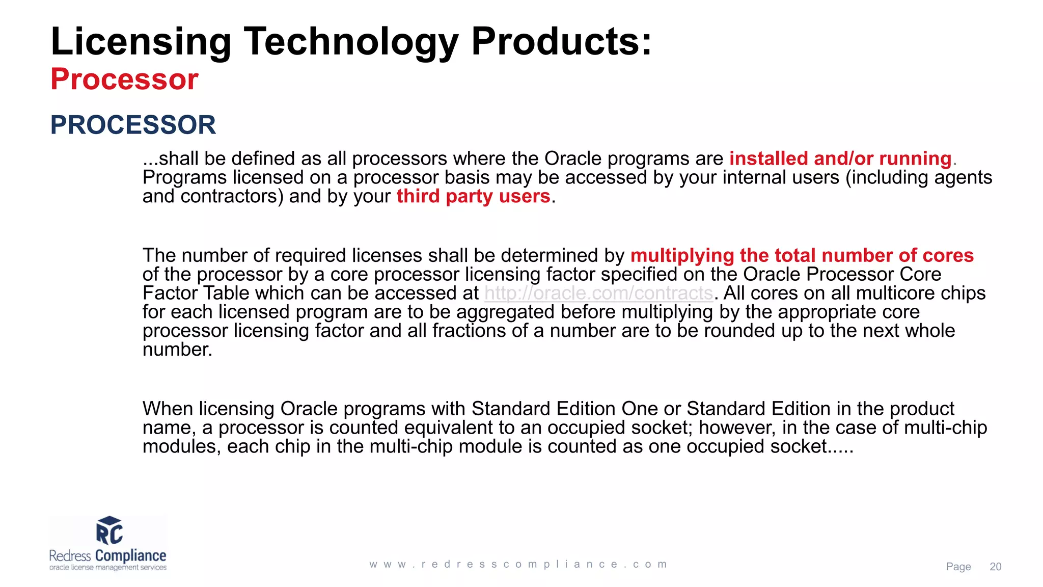 Oracle license management session -1 - may 2020 | PPTX