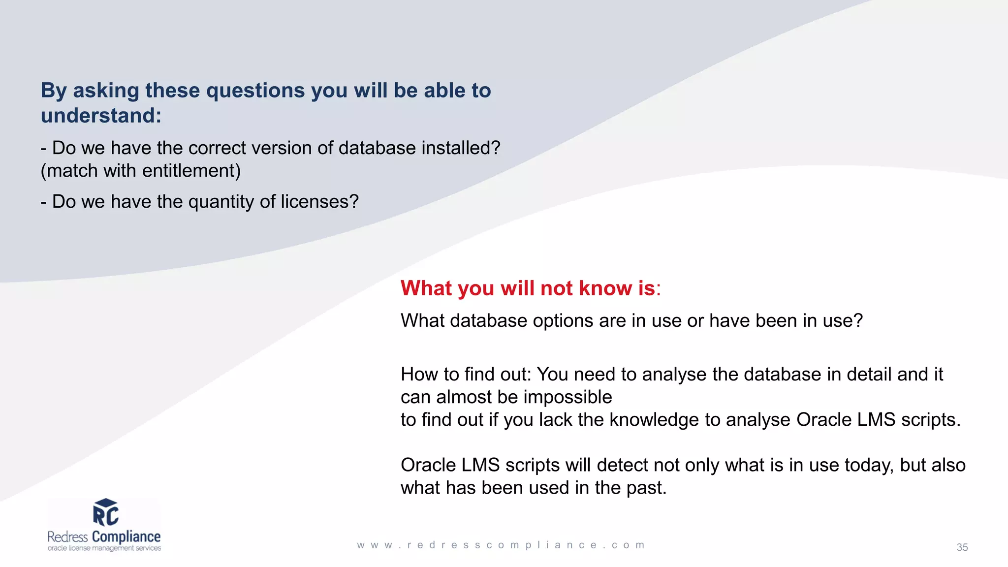 Oracle license management session -1 - may 2020 | PPTX
