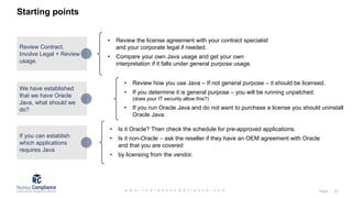 Java Licensing Roadmap for Oracle License Management | PPT