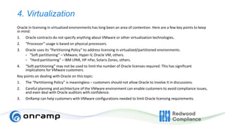 Insider Secrets to Oracle License Management | PPT