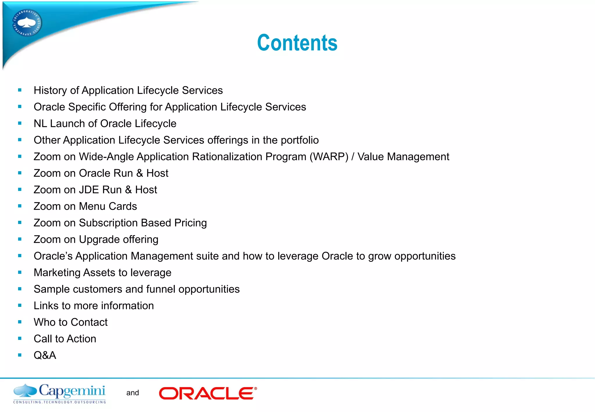 Oracle Lifecycle | PPT