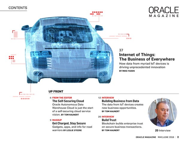 Oracle Magazine May June 2018 | PPT
