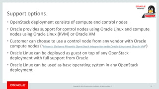 Oracle making openstack an enterprise grade solution | PDF
