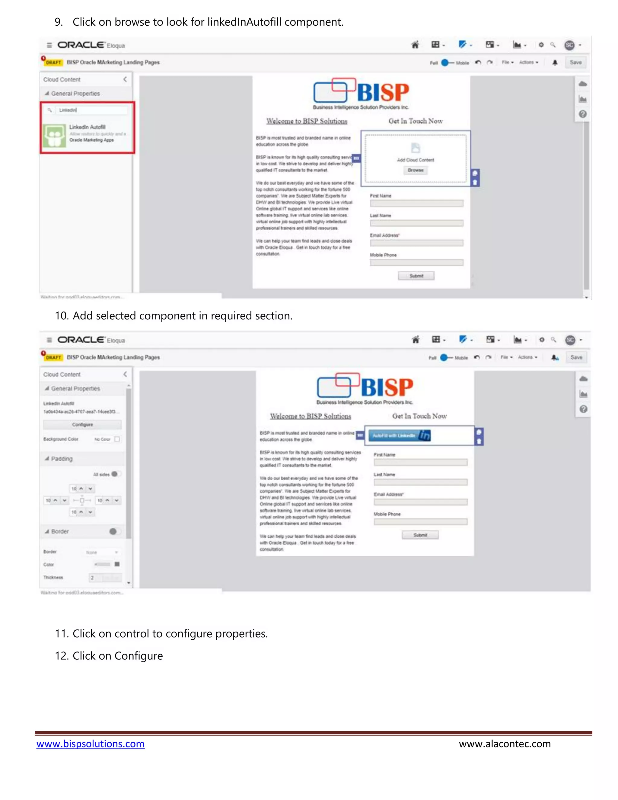 Oracle marketing cloud Designing landing pages in eloqua-converted | PDF