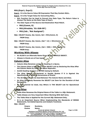 Oracle material (1) | PDF