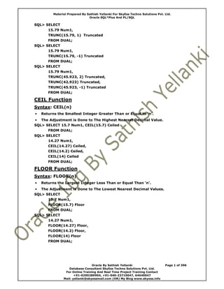 Oracle material (1) | PDF