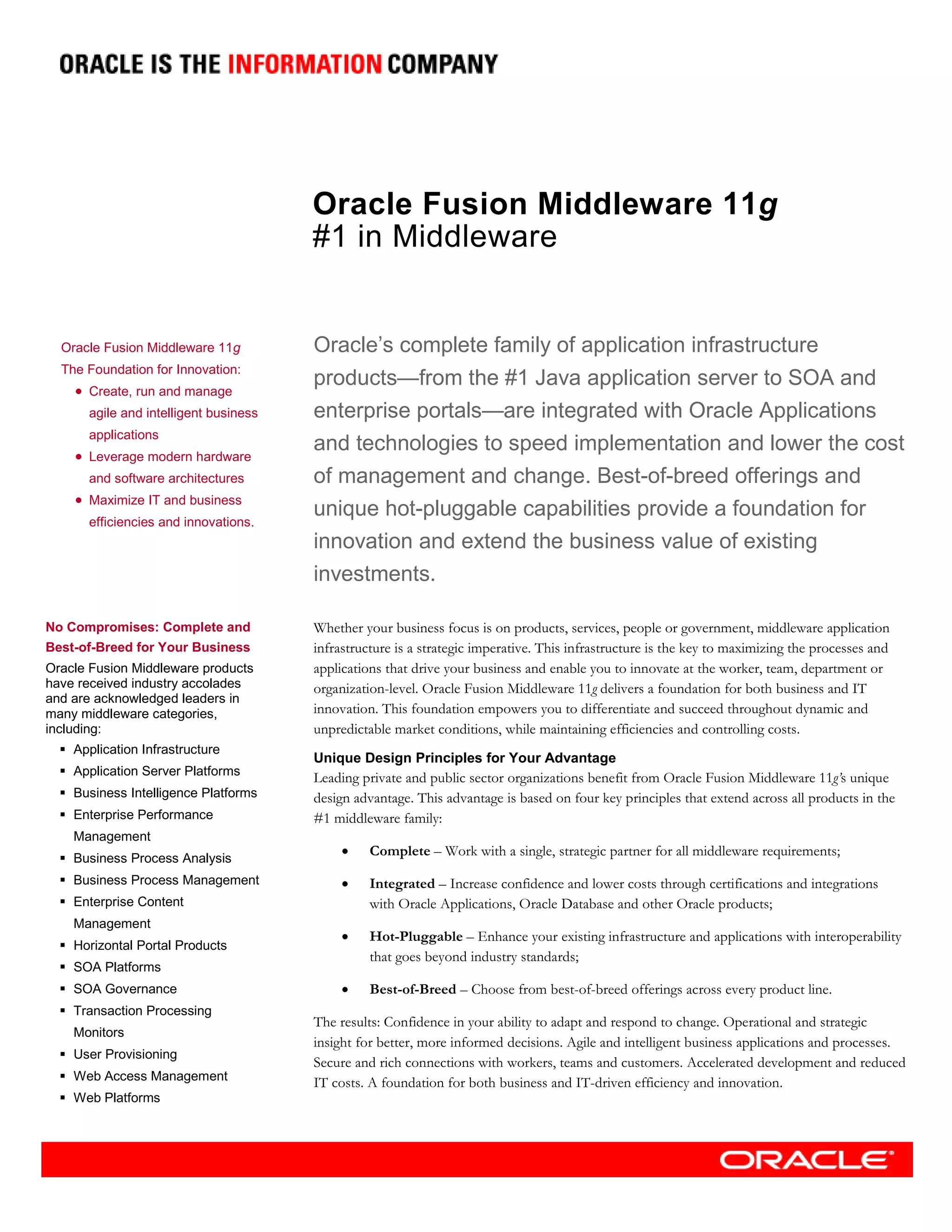 Oracle Middleware Pdf