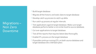 Oracle migrations and upgrades | PPT