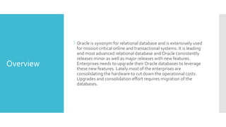 Oracle migrations and upgrades | PPT