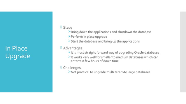 Oracle migrations and upgrades | PPT | Databases | Computer Software ...