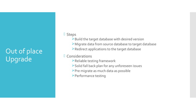 Oracle migrations and upgrades | PPT | Databases | Computer Software ...