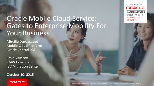 Oracle mobile cloud service | PPT | Free Download