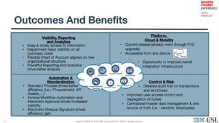 Oracle Cloud modernized Finance Process at CSL | PDF