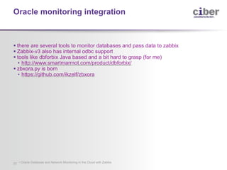 Monitoring Oracle Database Instances with Zabbix | PDF