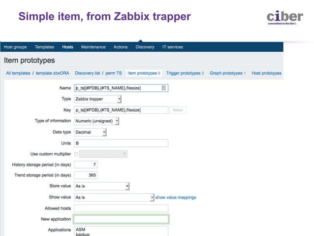 Monitoring Oracle Database Instances With Zabbix
