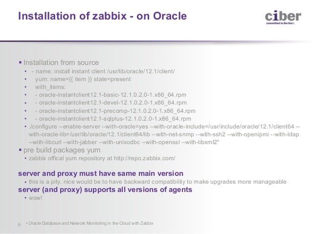 Monitoring Oracle Database Instances With Zabbix