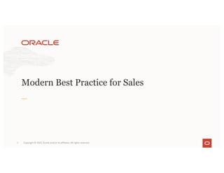 Oracle Mordern Best Practice for Customer Experience | PDF
