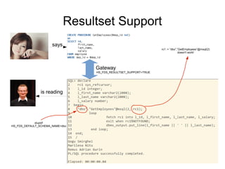 Oracle - SQL Server Integration | PPT