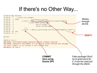 Oracle - SQL Server Integration | PPT
