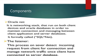ORACLE NET ARCHITECTURE and Its Components.pptx
