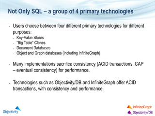 Oracle NoSQL DB & InfiniteGraph - Trends in Big Data and Graph ...