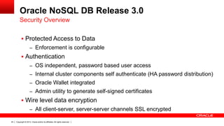Oracle NoSQL Database release 3.0 overview | PDF