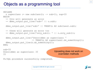 Oracle Objects And Transactions | PPT
