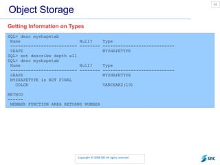 Oracle Objects And Transactions | PPT