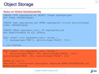 Oracle Objects And Transactions | PPT