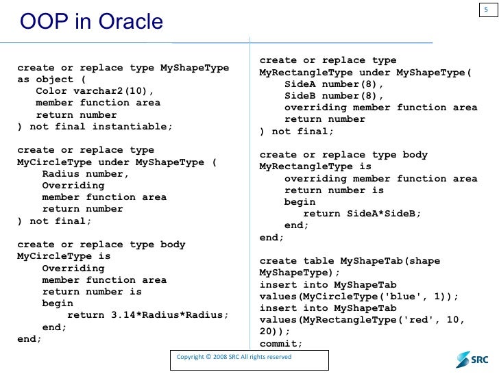 Oracle Objects And Transactions