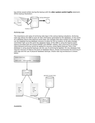 Oracle ocp backup exam | DOC | Databases | Computer Software and Applications