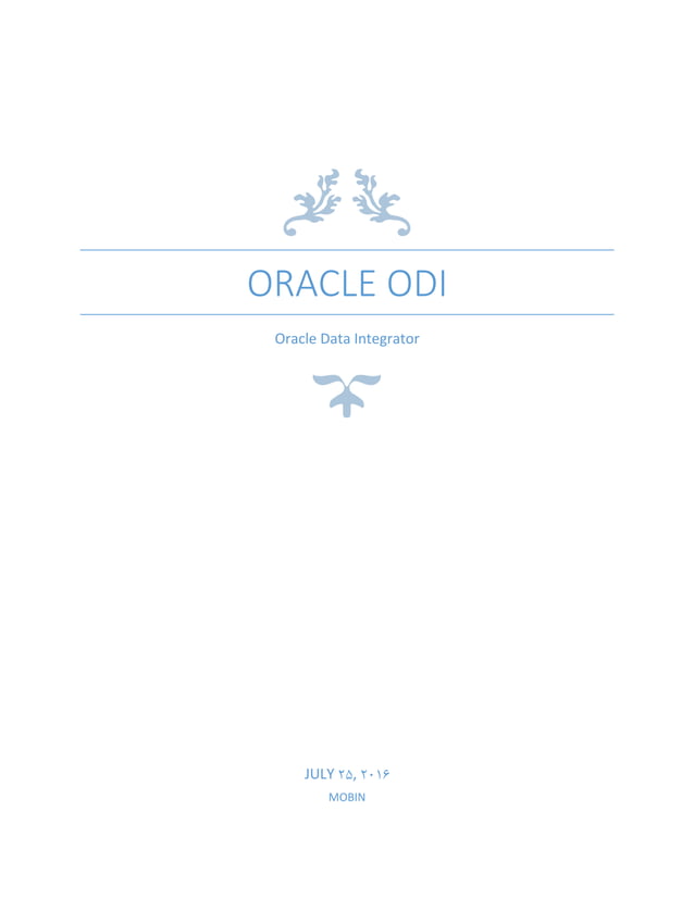 Oracle Data Integrator (persian) | PDF