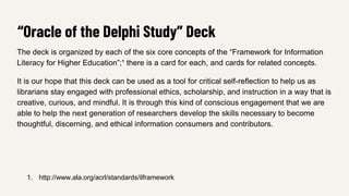 Oracle of the Delphi Study Deck | PPTX