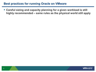 Oracle on vSphere best practices | PPTX