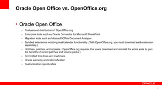 Oracle Open-Office and other freeware solutions for end-users - Tarvi ...