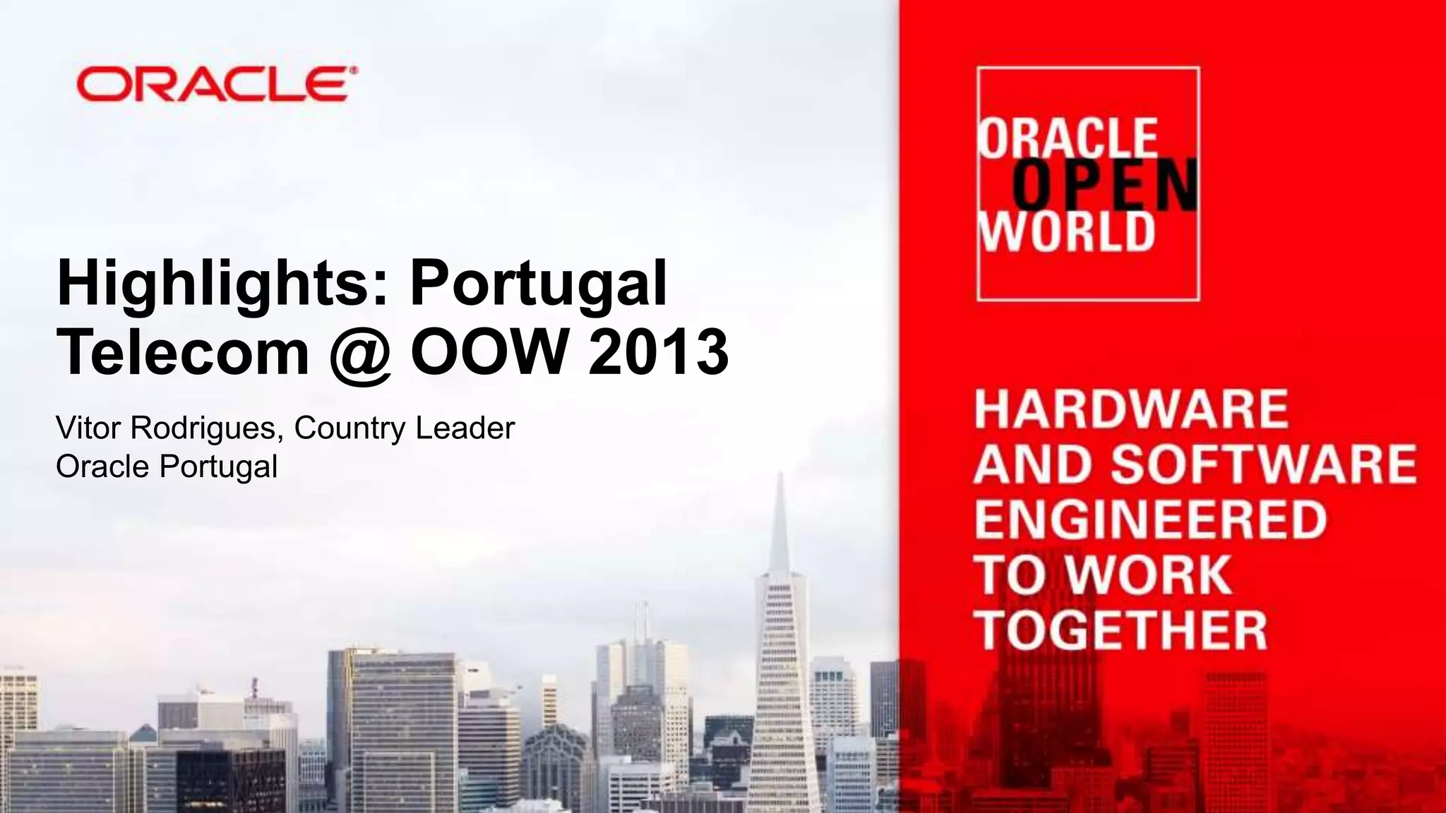Oracle Open World Experience | PDF | Technology & Computing