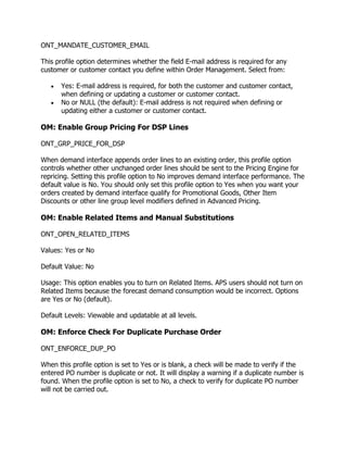 Oracle order management implementation manual | DOCX
